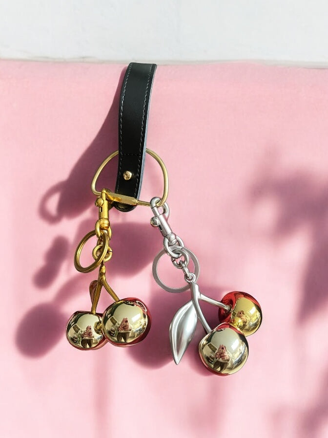 Metal cherry bag charm – SWYC