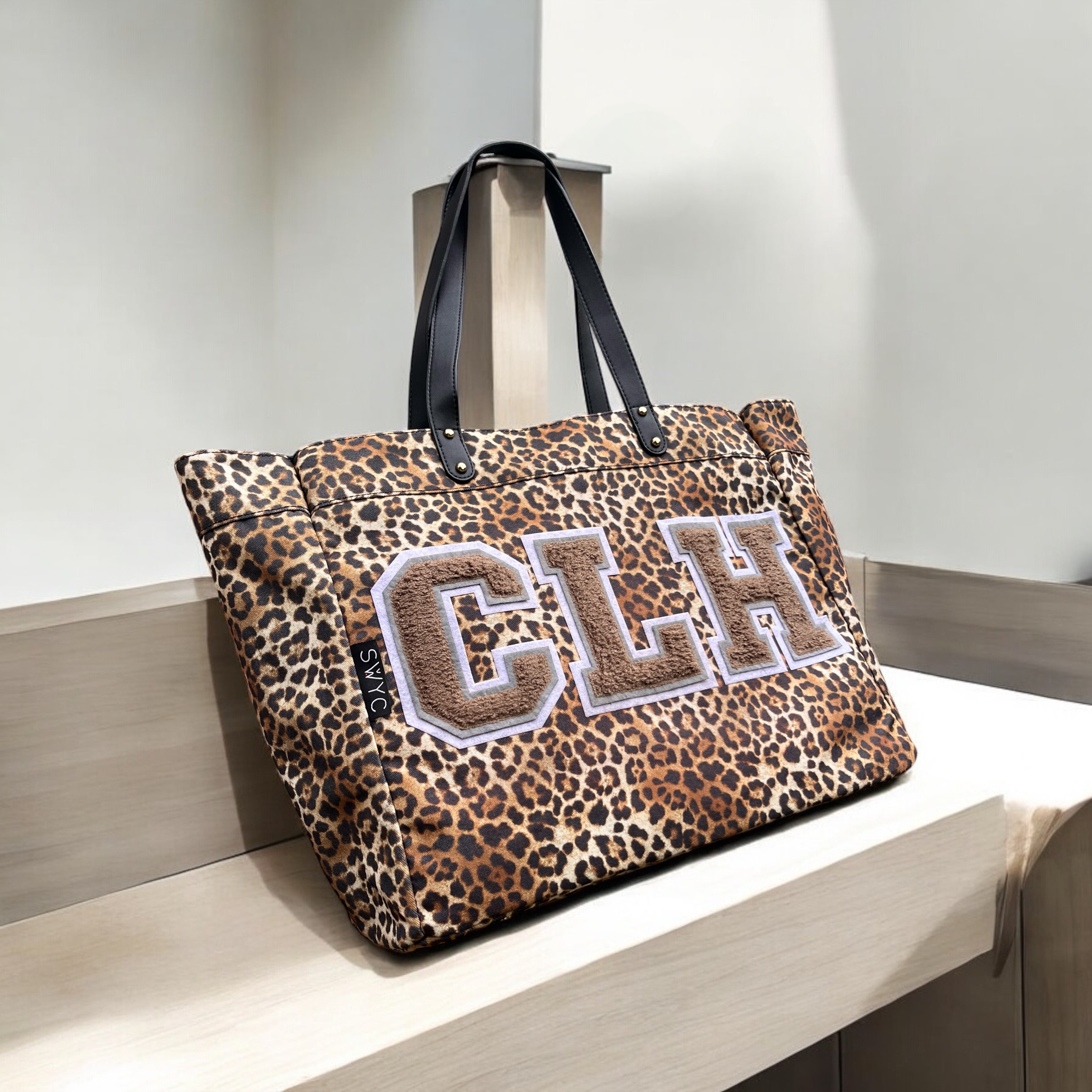 Leopard print shopper bag – SWYC