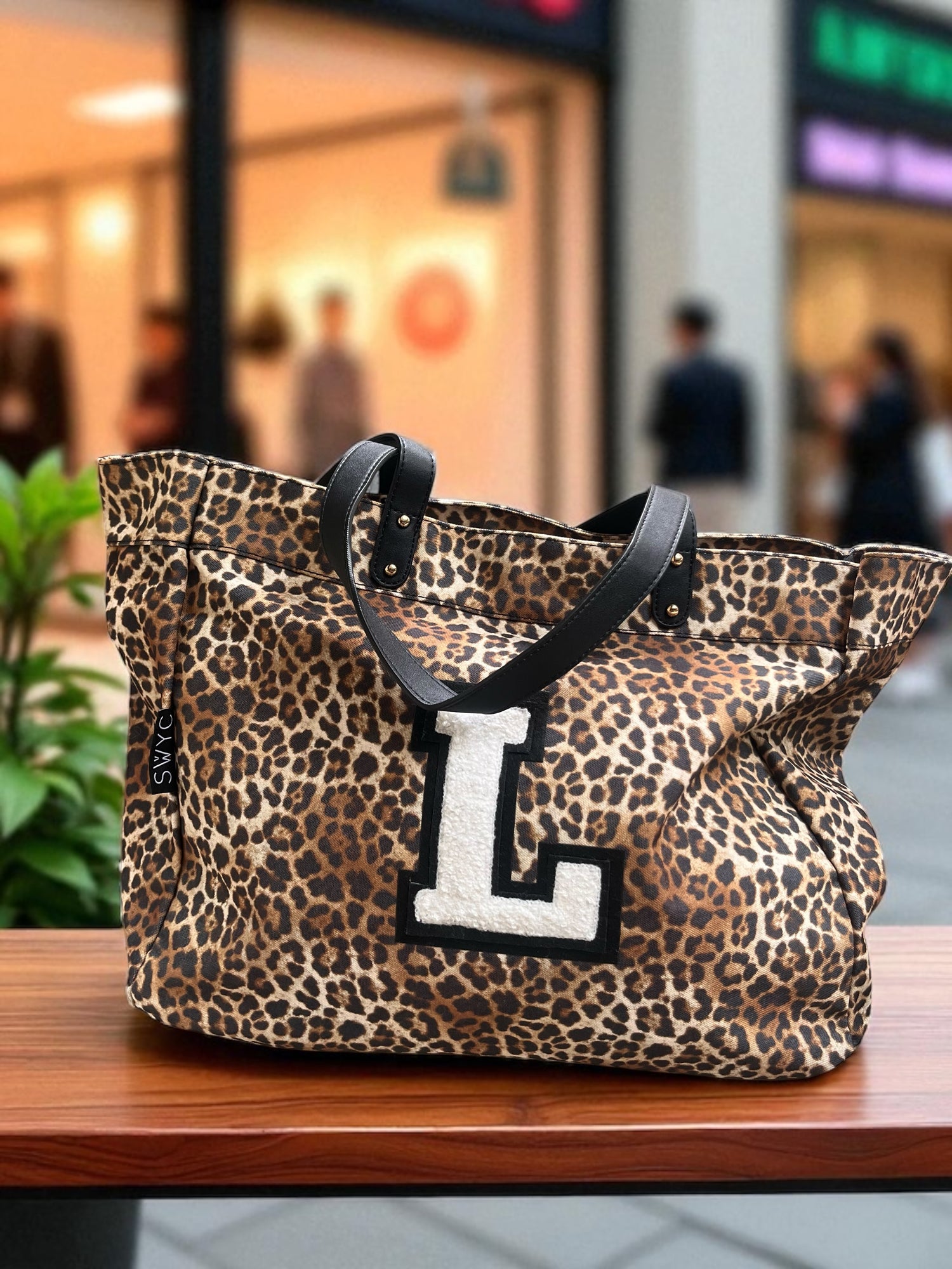 Leopard print shopper bag – SWYC